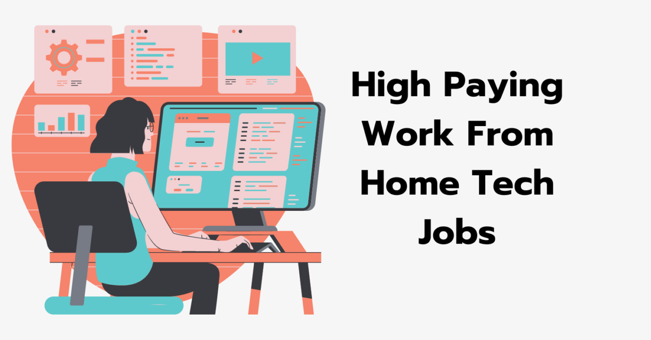 10 Best and High-Paying Work From Home Tech Jobs